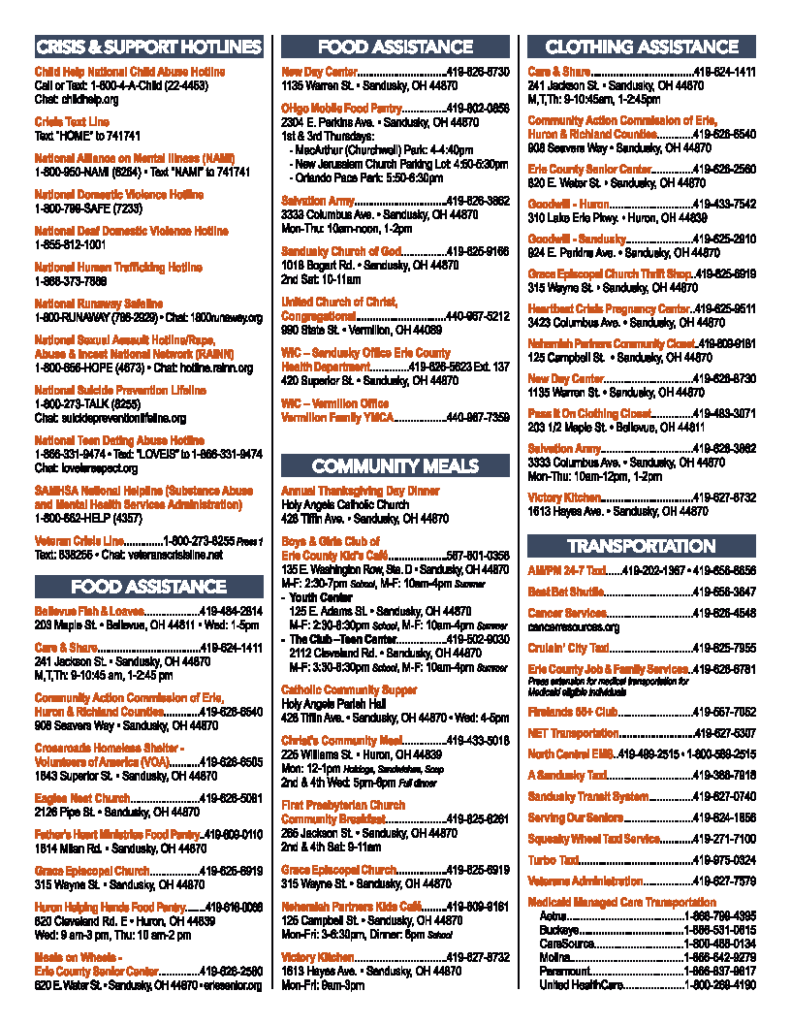 Resource Guide – Erie County Board of Developmental Disabilities